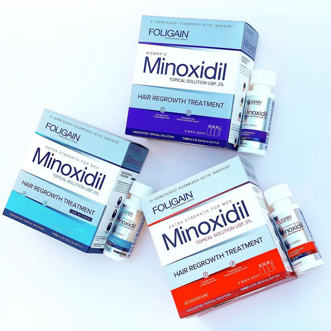 Clinically Proven Hair Loss Preventions with Minoxidil and Trioxidil