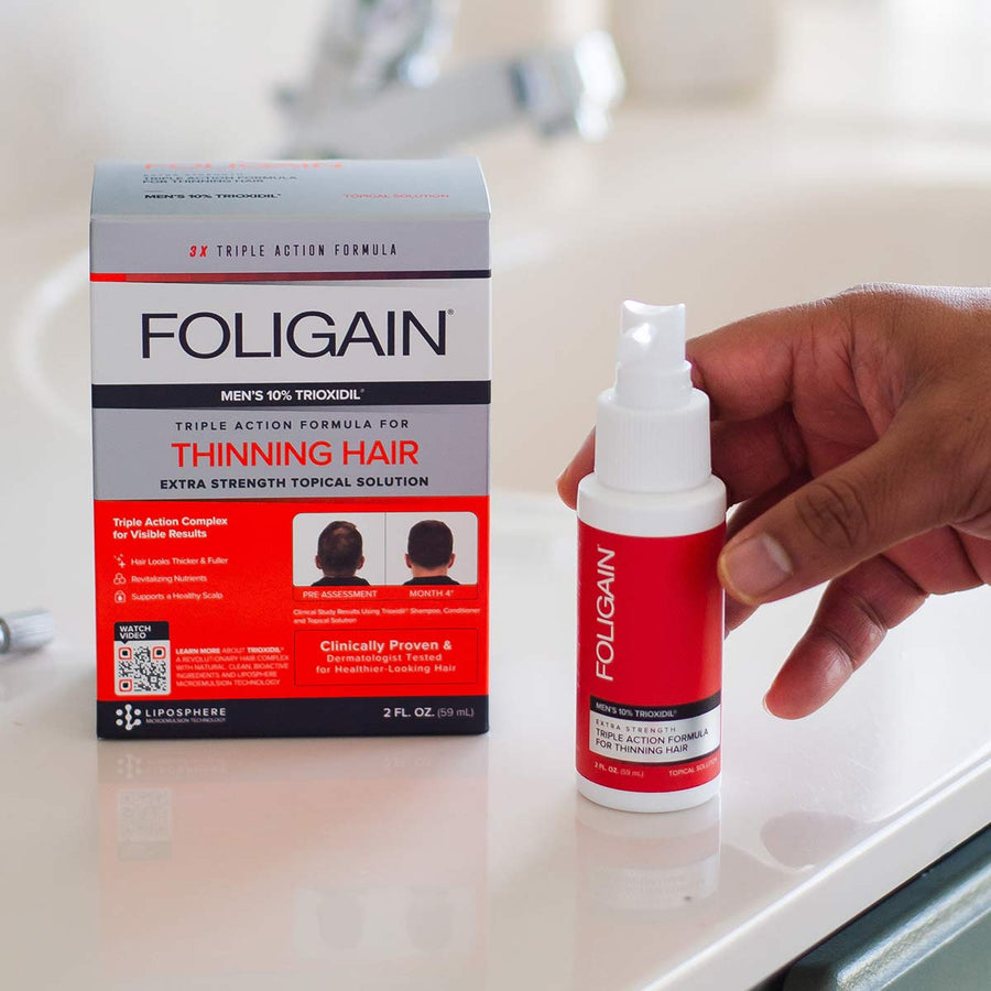 FOLIGAIN - Hair Loss Prevention Products with Minoxidil and Trioxidil
